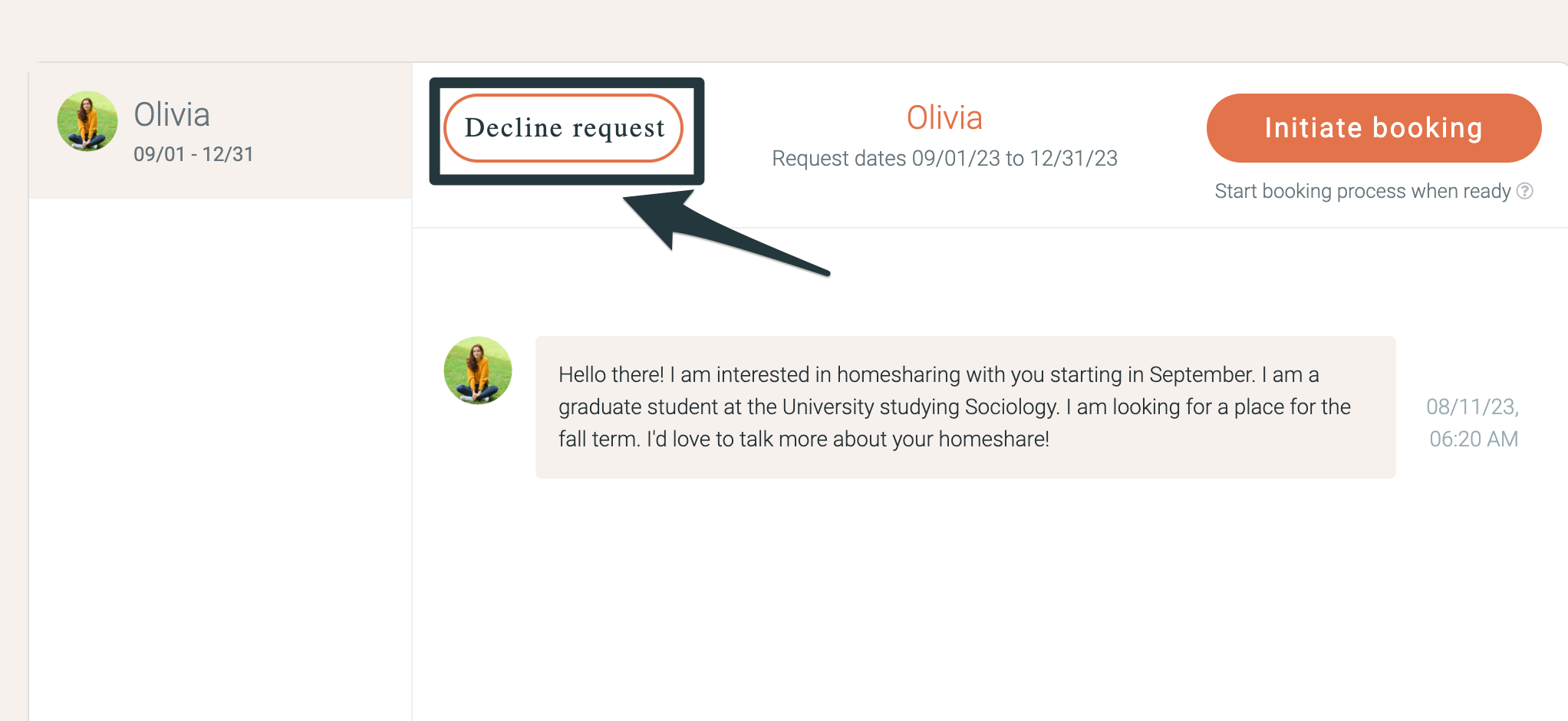 Can I decline booking requests from Guests? – Nesterly